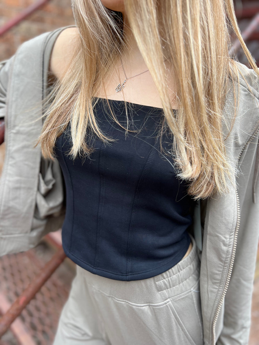 Elegant Edge Corset Tank – Two Sisters Boutique